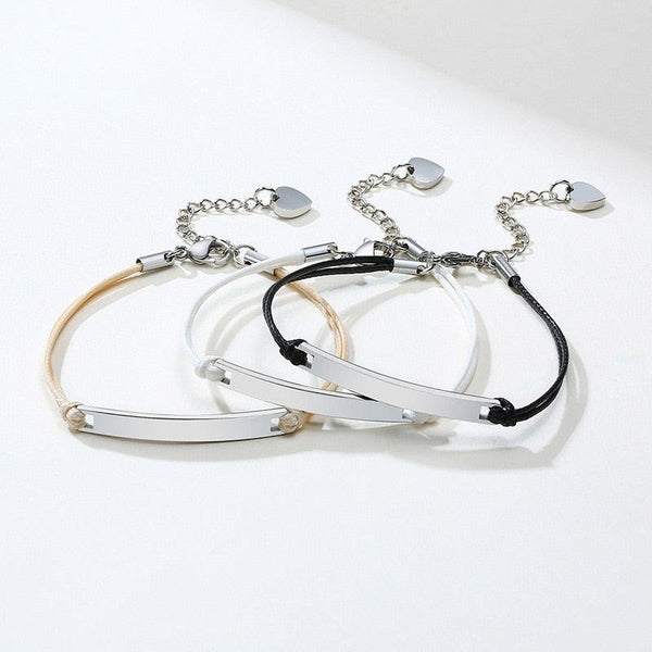 Rope Bracelets - Engraved & Shipped From Australia. - Auswara